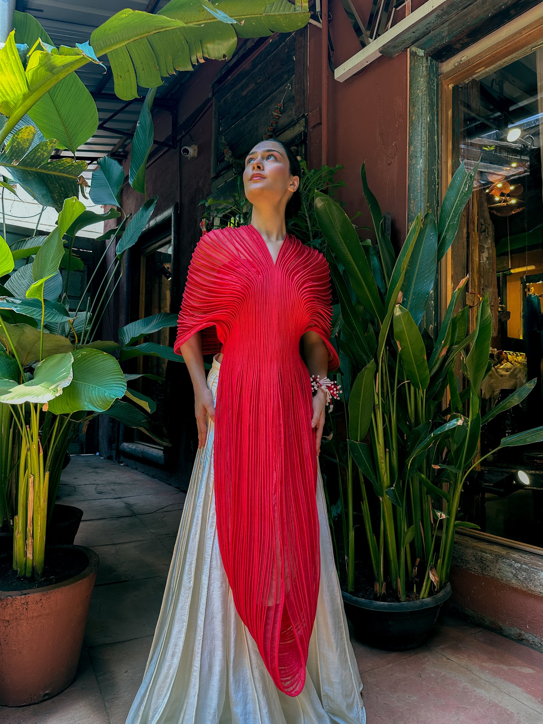 Corded Infinity Cape – VAISHALI S