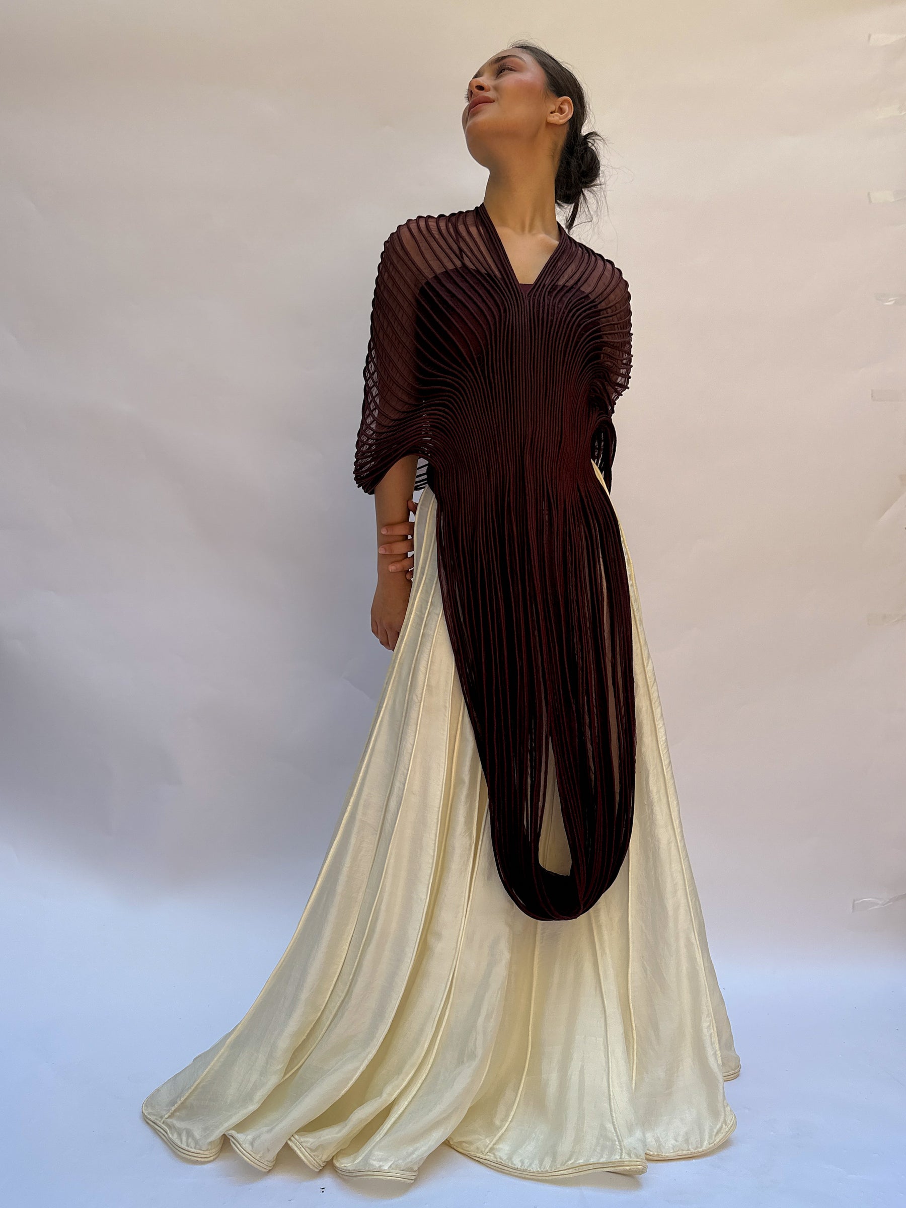 Corded Infinity Cape – VAISHALI S